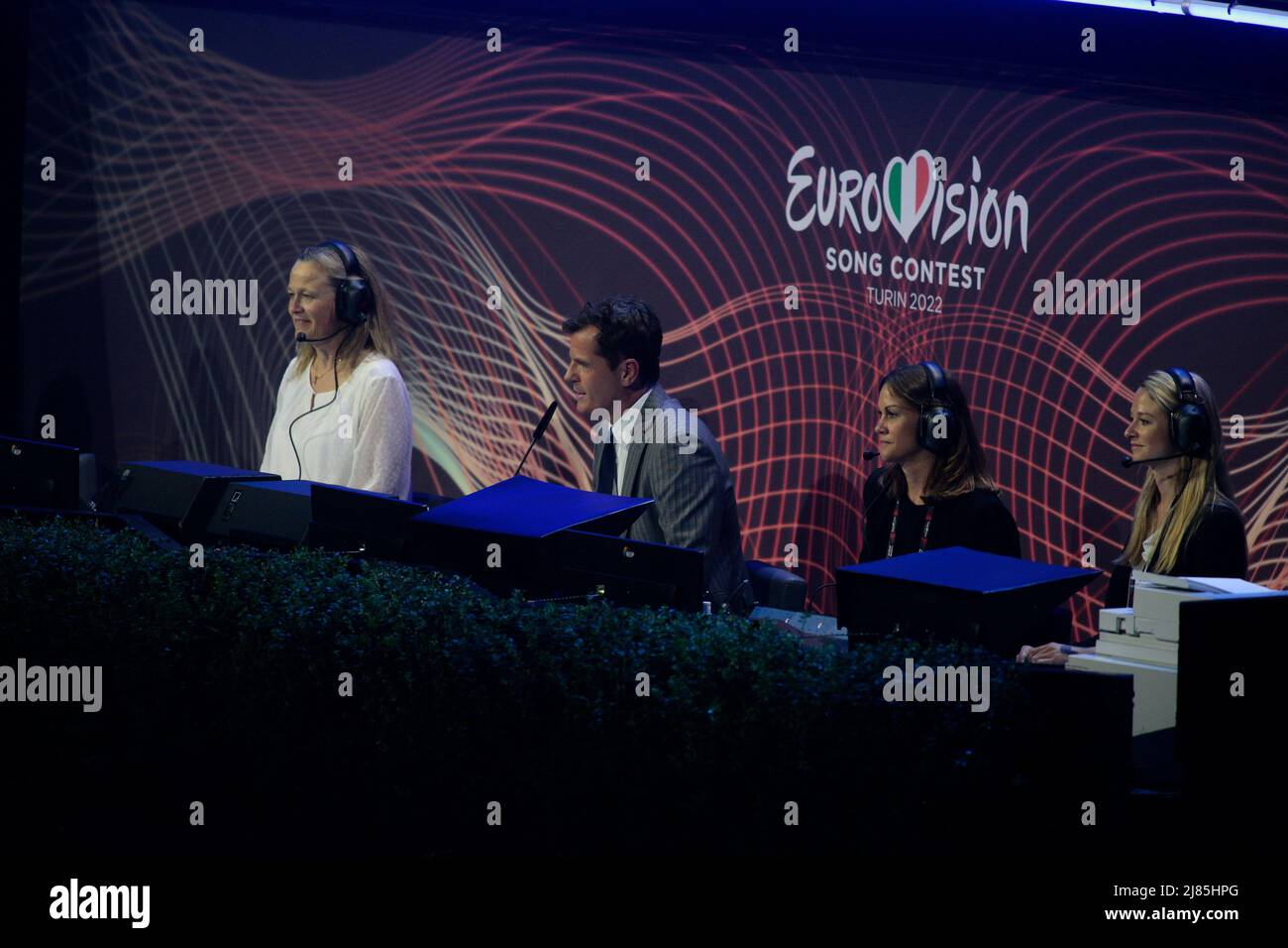 May 12, 2022, Torino, Italy: The head of Eurovision Song Contest during ...