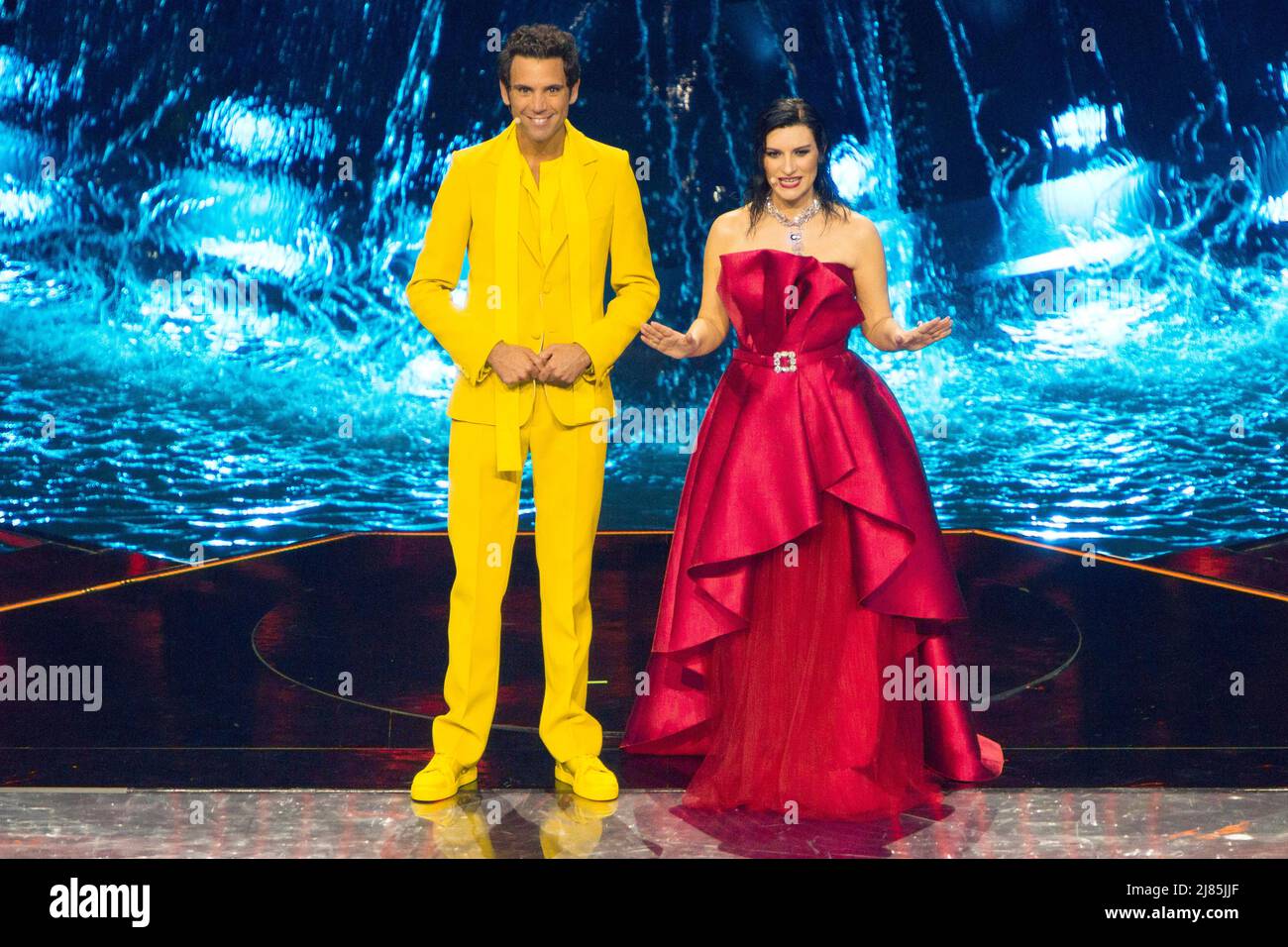 Eurovision 2022 laura pausini hi-res stock photography and images - Alamy
