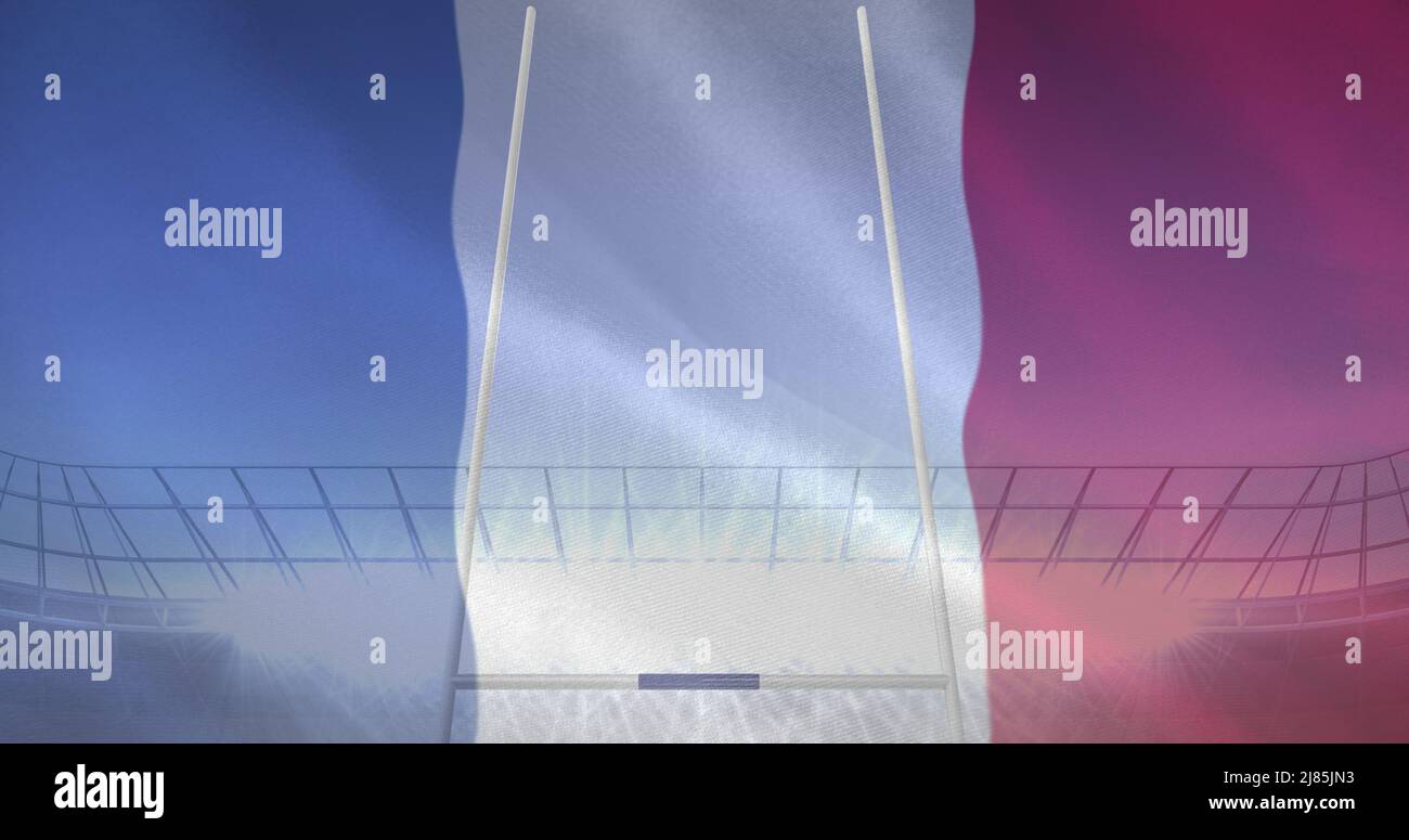 France rugby flag hi-res stock photography and images - Alamy