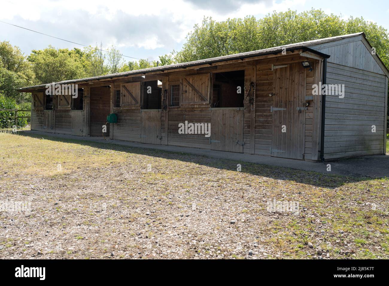 Farmyard stables in rural England Stock Photo - Alamy