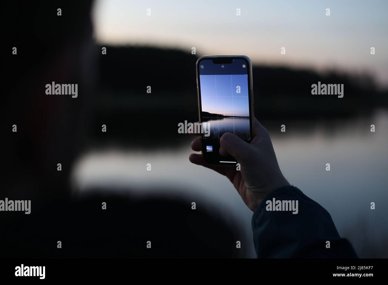 Taking photo of the sunset hi-res stock photography and images - Alamy