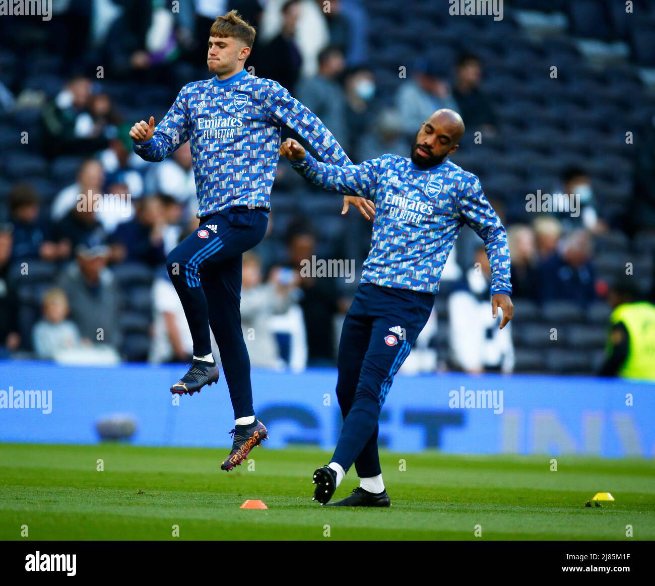 LONDON, England - MAY 12: L-R Zak Swanson of Arsenal and Alexandre ...