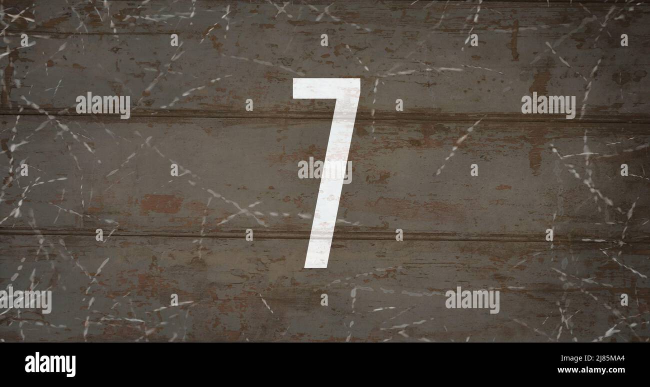 Coutdown image with sparks 4k Stock Photo - Alamy