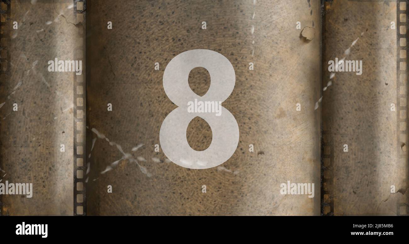 Film countdown sequence hi-res stock photography and images - Alamy