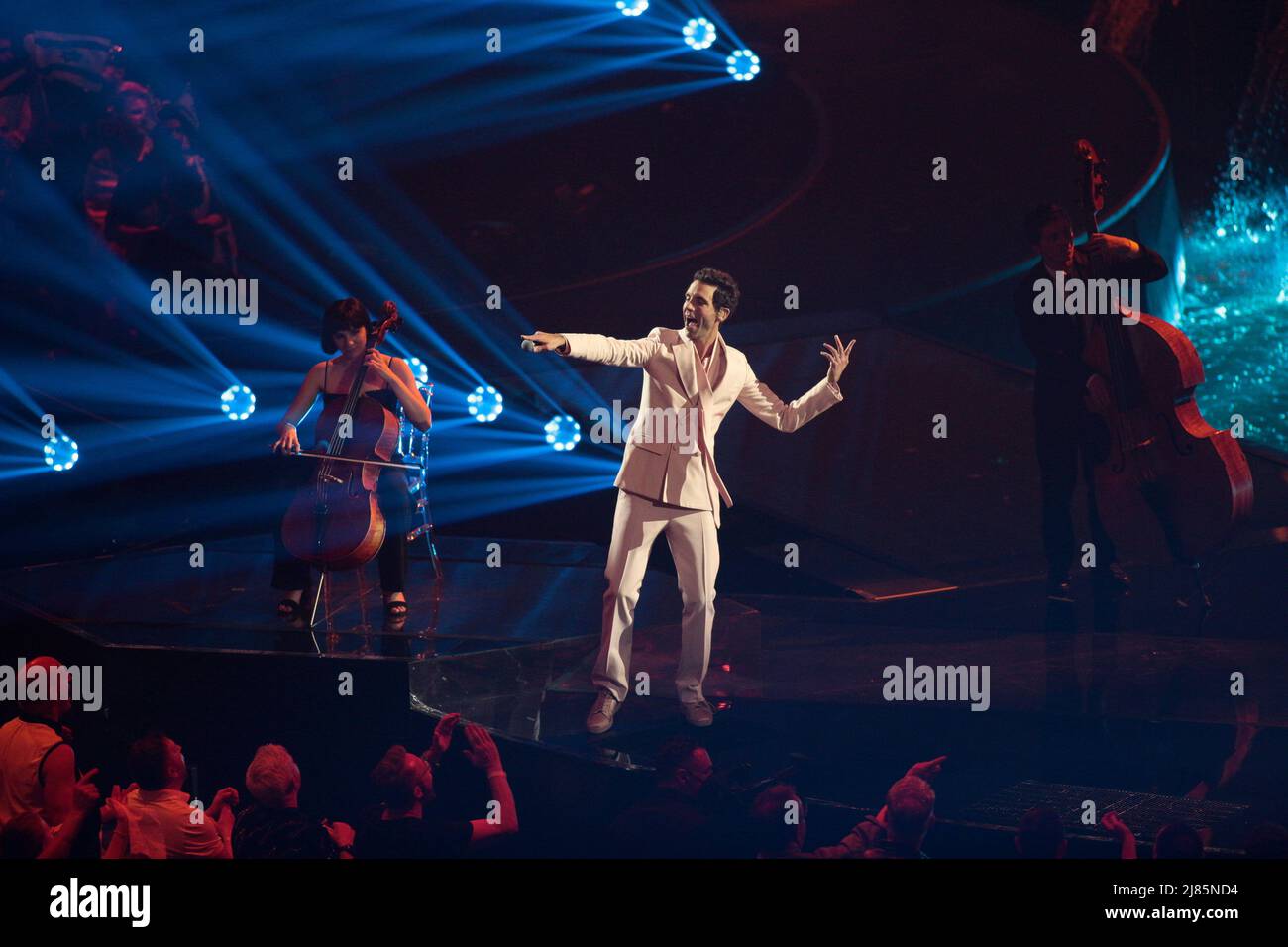 Mika performing during the Eurvision Song Contest 2022, Second Semi ...