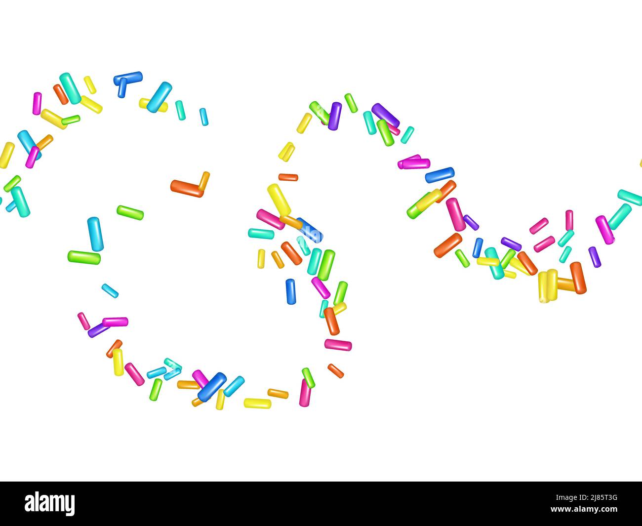 Sprinkle realistic with grains of desserts. Seamless pattern bright ...