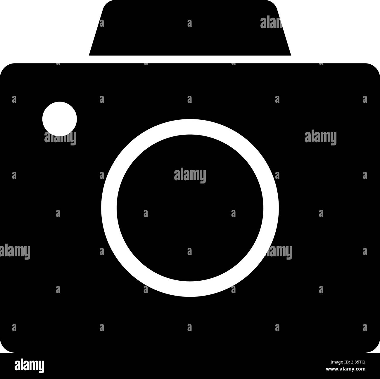 Rectangle button icon Old digital camera. Button banner Rectangle badge ...