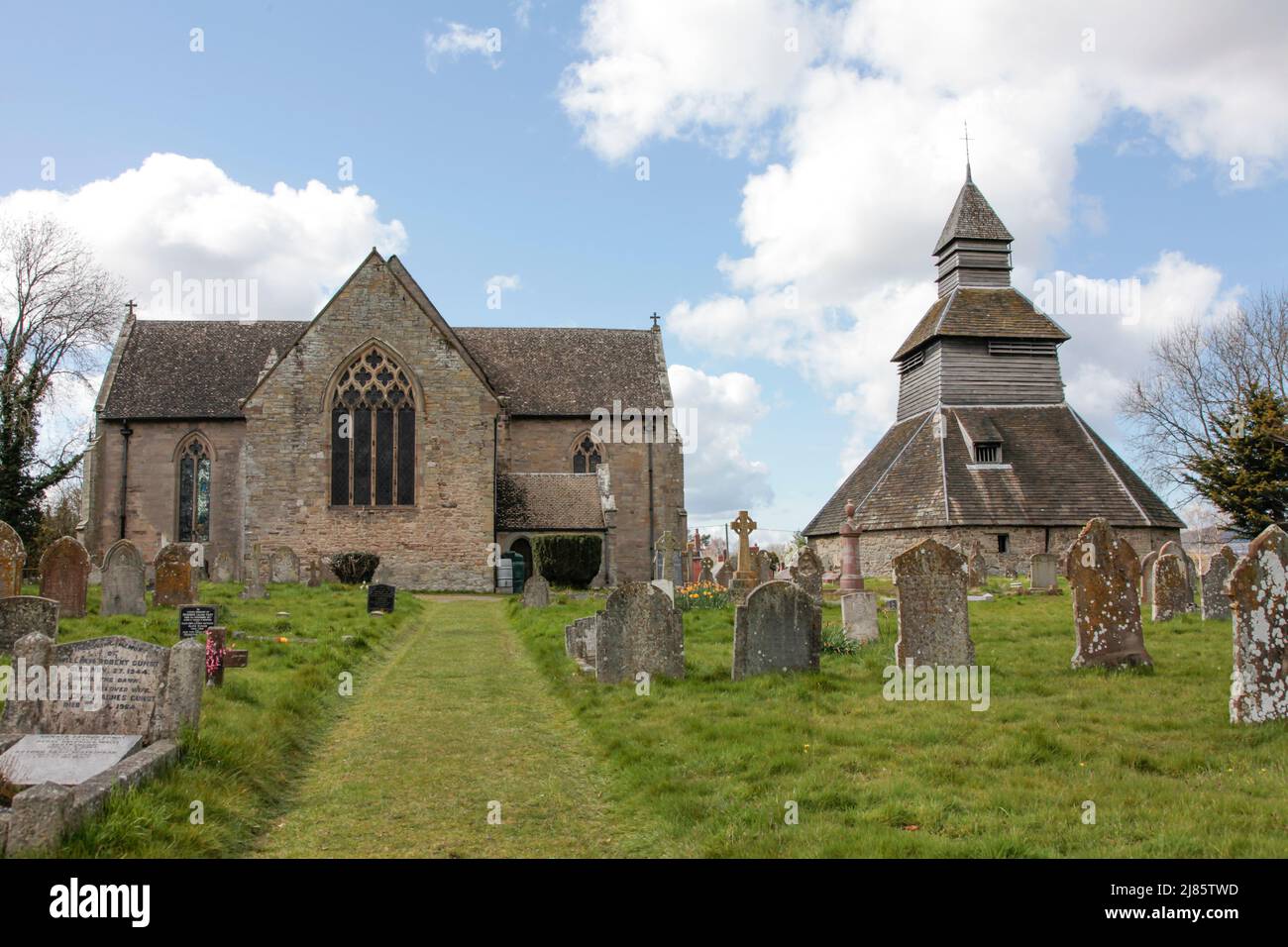 St Marys Church Pembridge Leominster Herefordshire Stock Photo - Alamy
