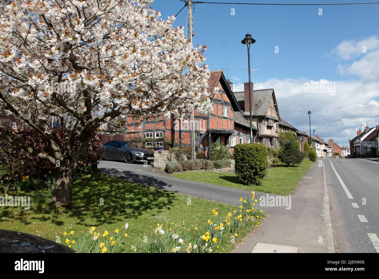 Pembridge village Herefordshire Stock Photo - Alamy