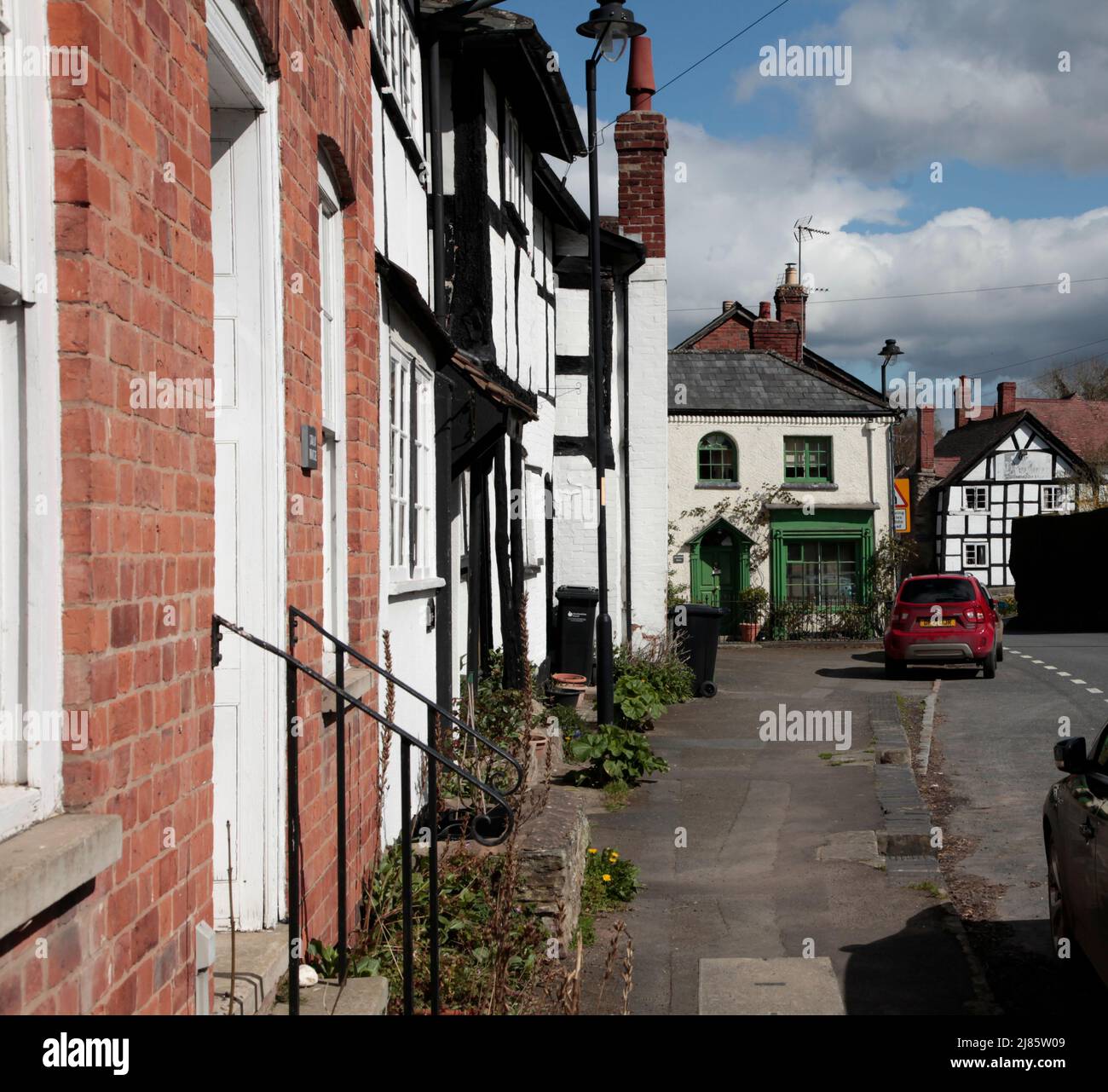 Pembridge village Herefordshire Stock Photo - Alamy
