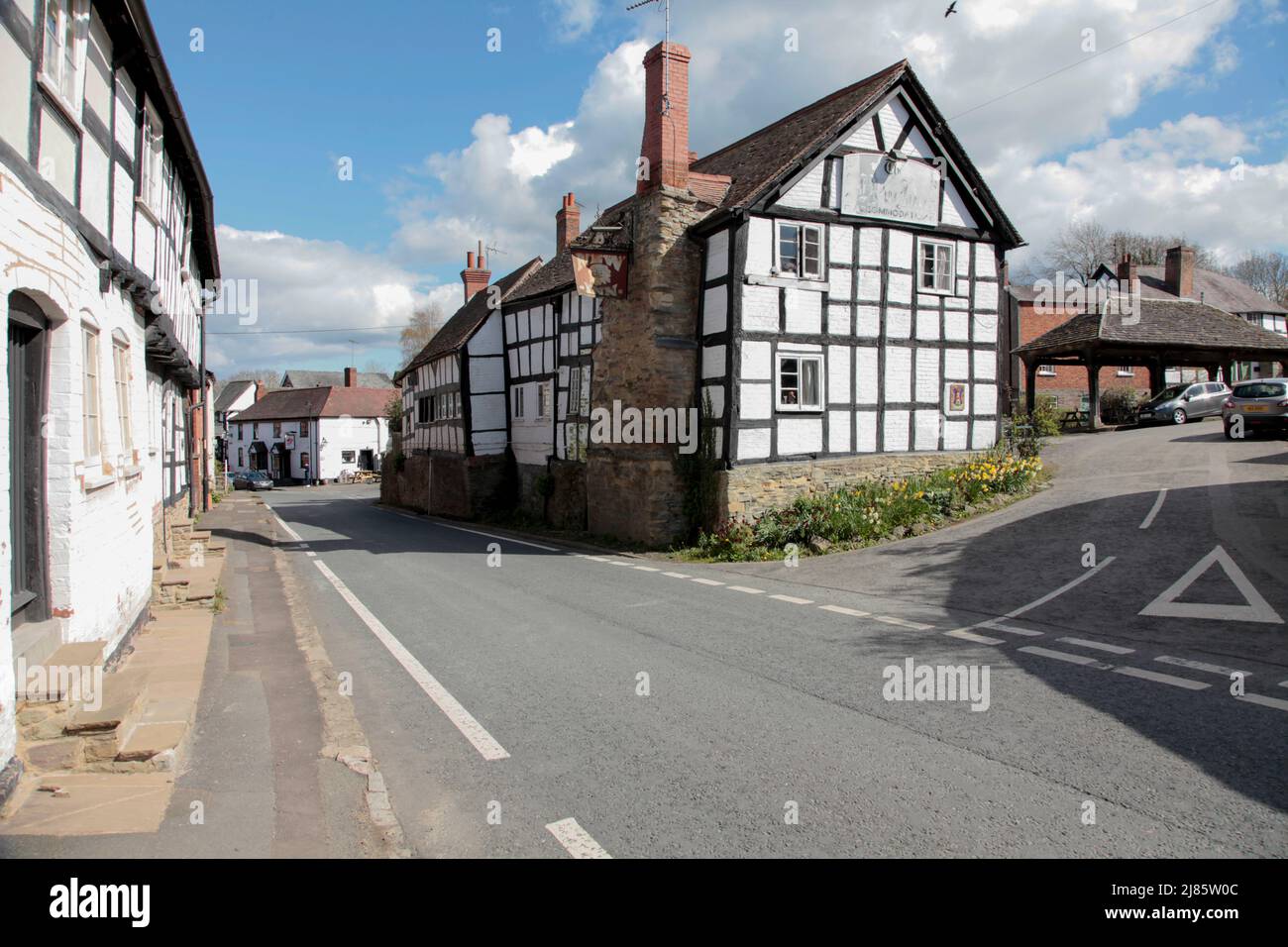 Pembridge village Herefordshire Stock Photo - Alamy