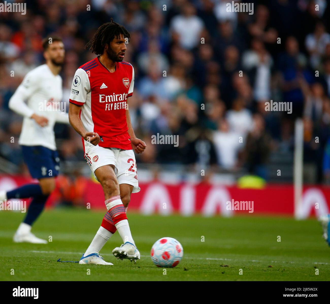LONDON, England - MAY 12: Mohamed Elneny of Arsenal during Premier ...