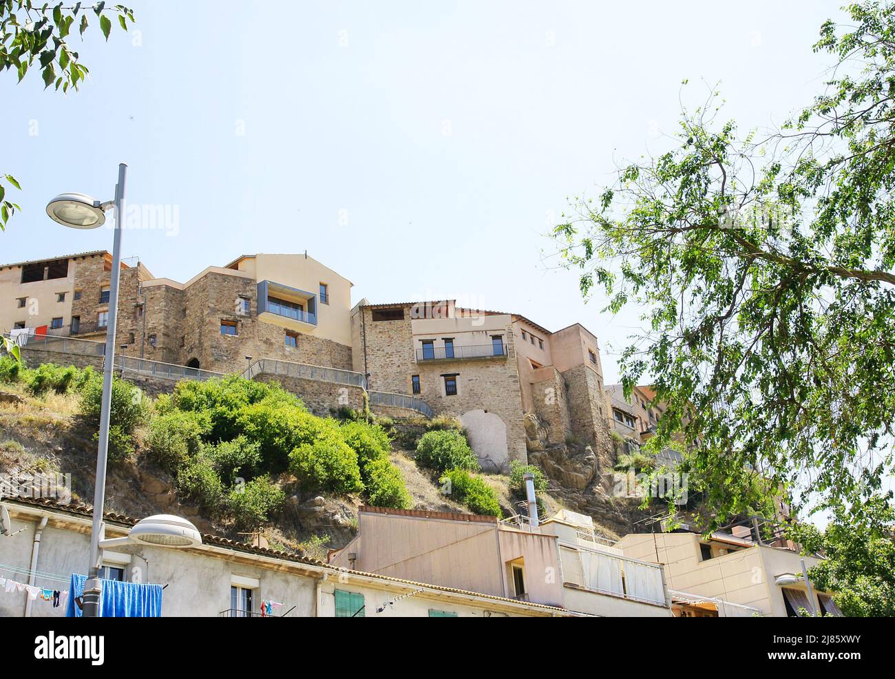 Panoramic of Suria, Barcelona, Catalunya, Spain, Europe Stock Photo - Alamy