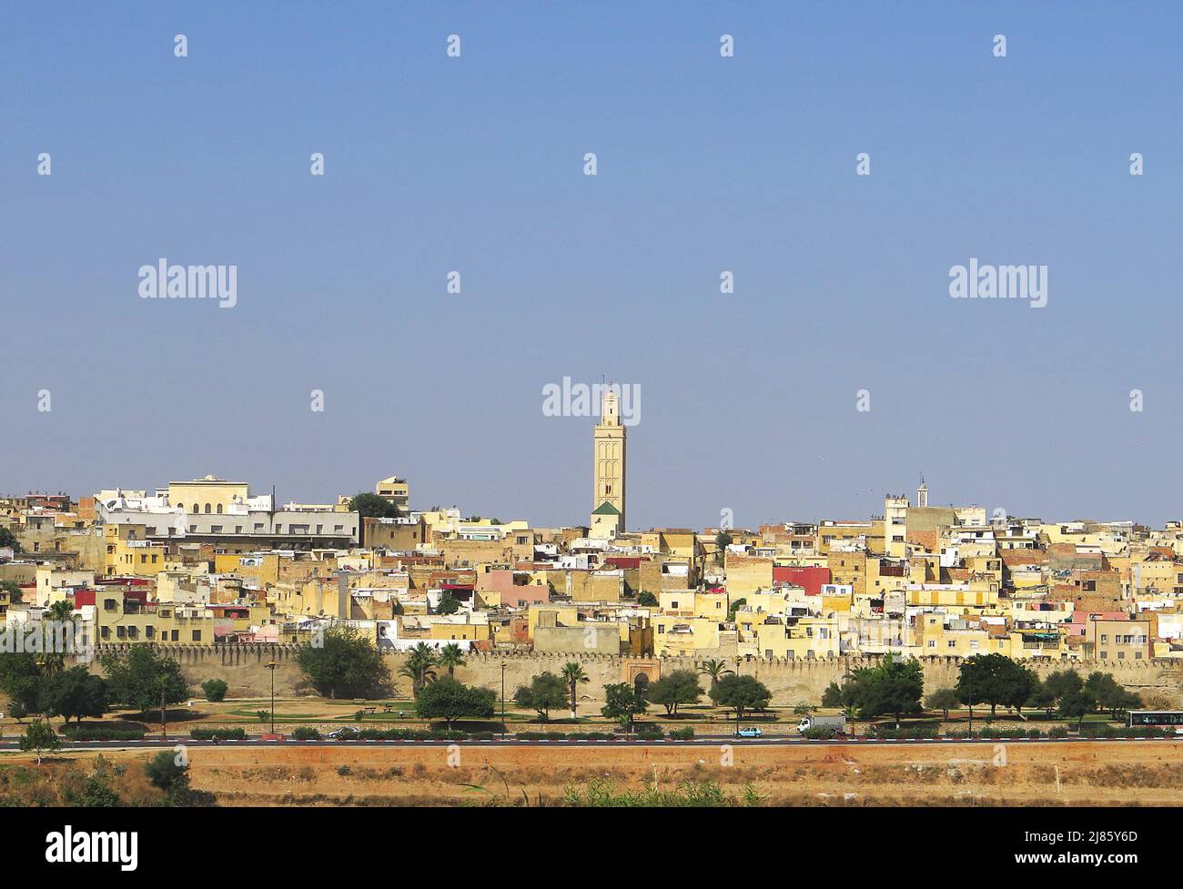 Overview of a city in Morocco, Africa Stock Photo - Alamy