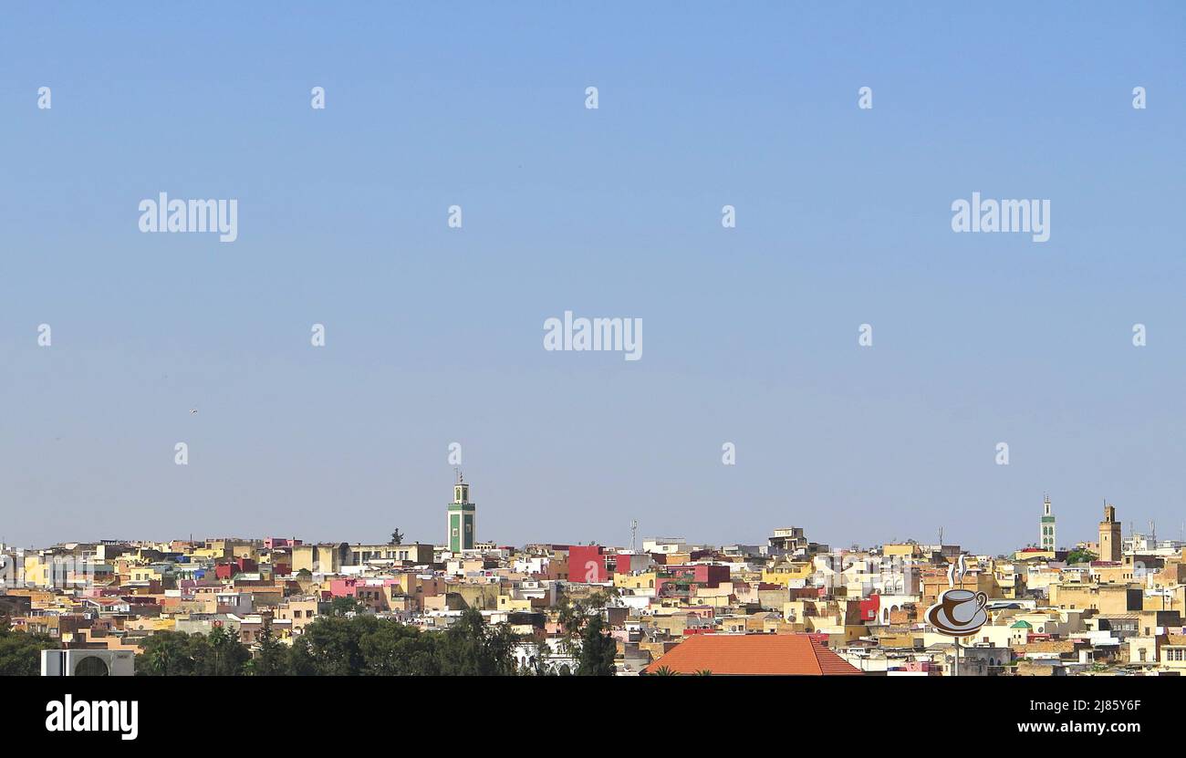 Overview of a city in Morocco, Africa Stock Photo - Alamy