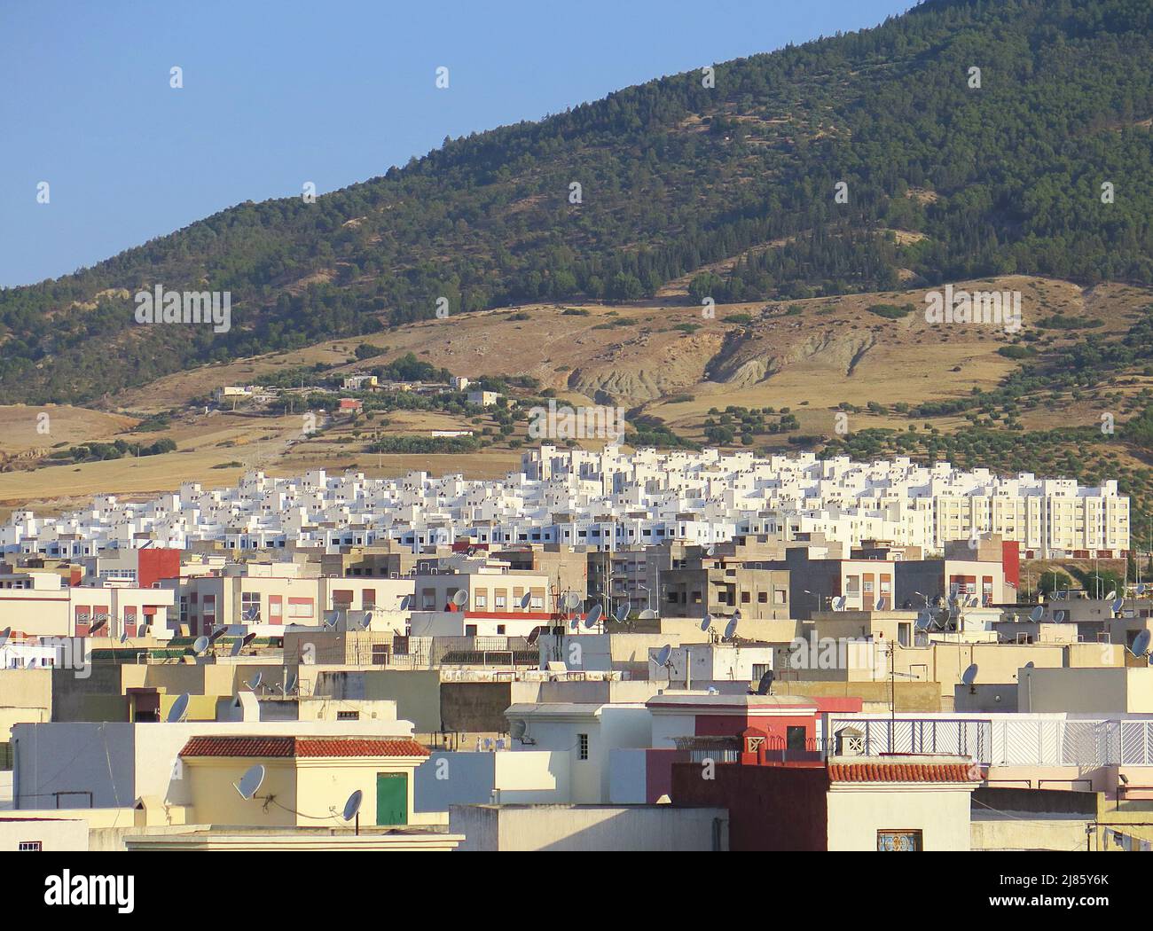 Overview of a city in Morocco, Africa Stock Photo - Alamy
