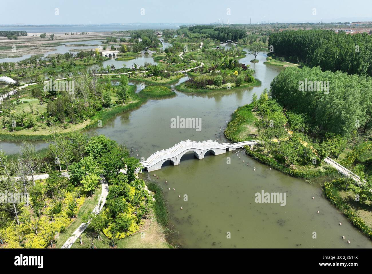 Changzhi. 13th May, 2022. Aerial photo taken on May 13, 2022 shows a ...
