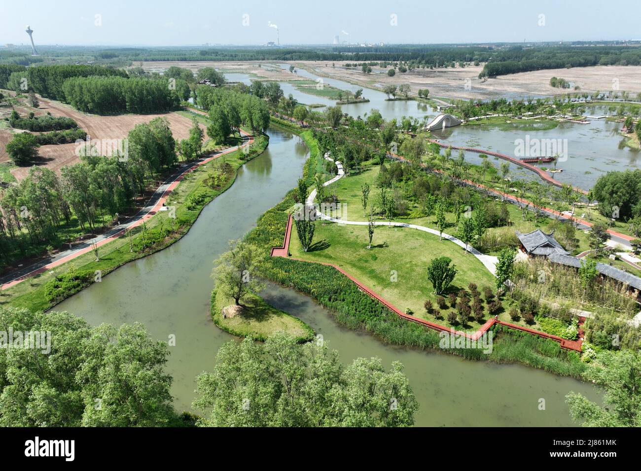 Changzhi. 13th May, 2022. Aerial photo taken on May 13, 2022 shows a ...