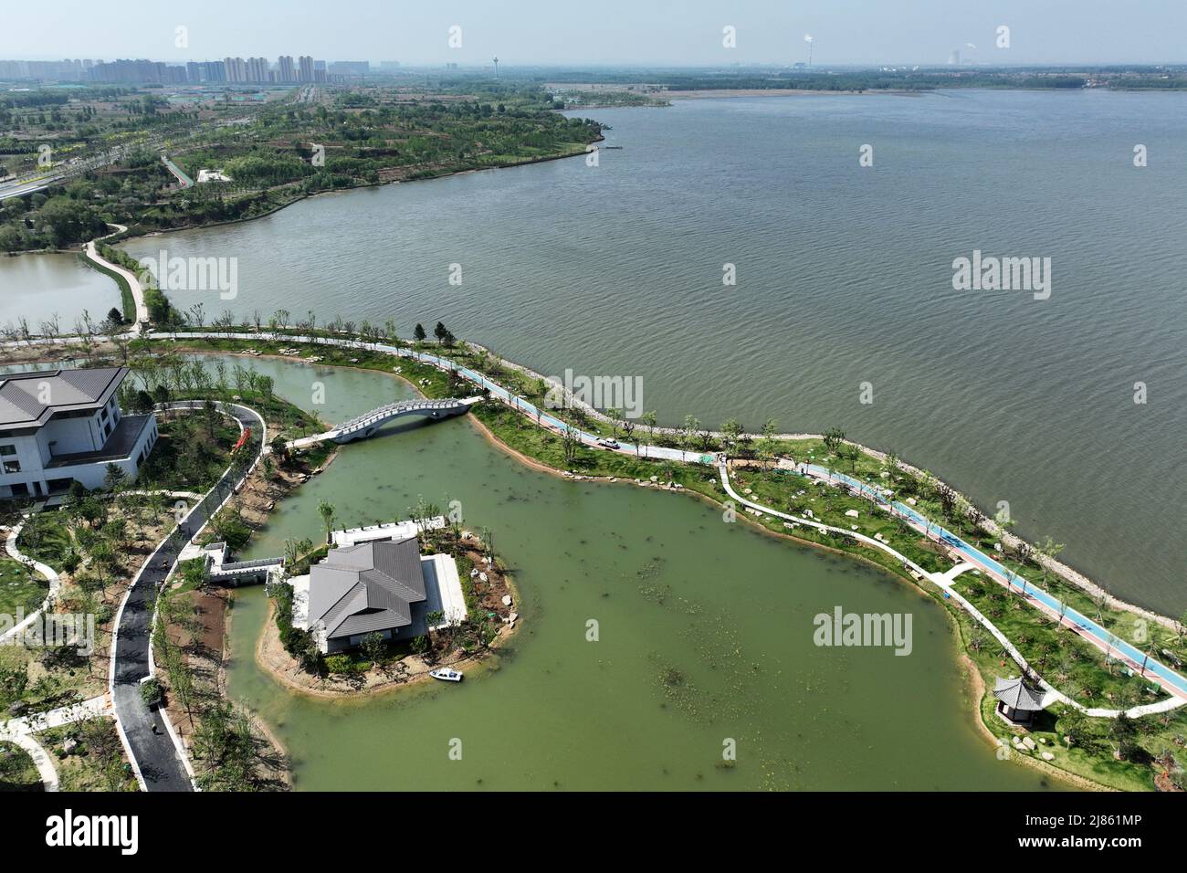 Changzhi. 13th May, 2022. Aerial photo taken on May 13, 2022 shows a ...