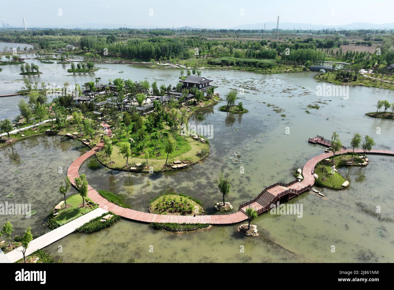 Changzhi. 13th May, 2022. Aerial photo taken on May 13, 2022 shows a ...