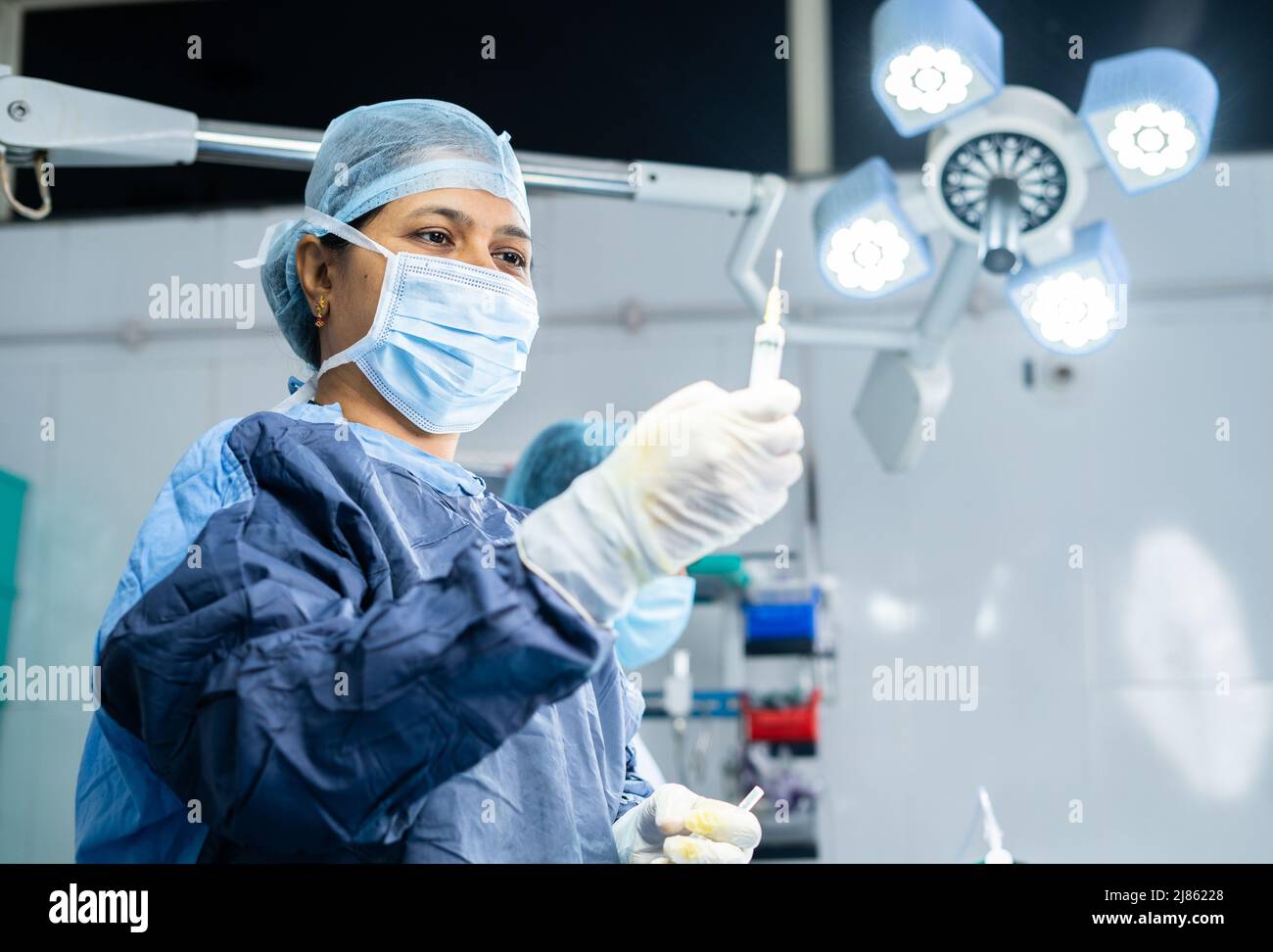 Indian doctor injection hi-res stock photography and images - Alamy
