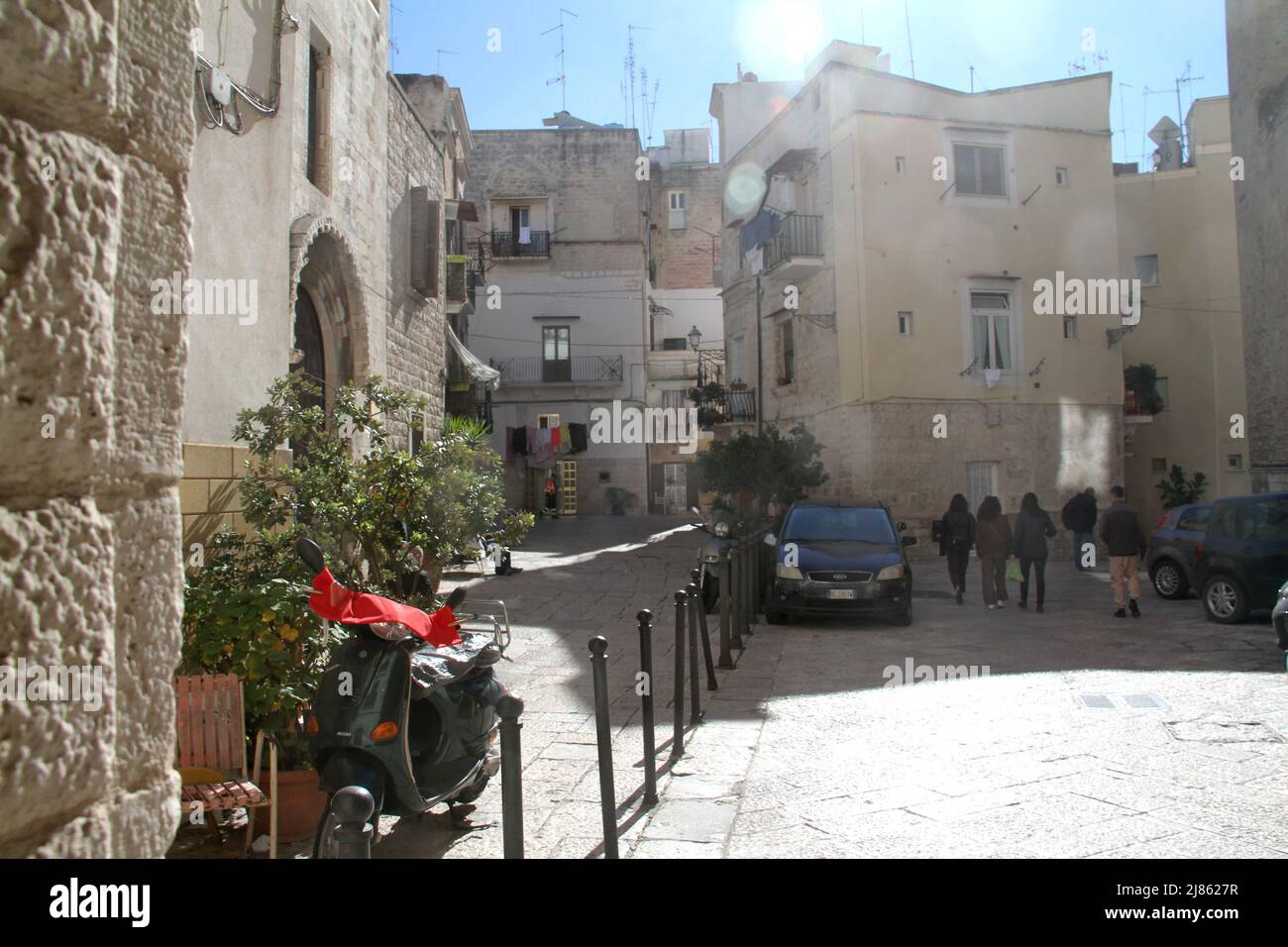 Buildings in the historic center of Bari, Italy Stock Photo - Alamy