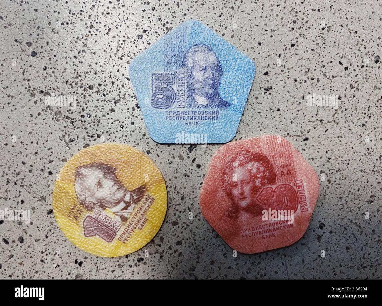 The country has its own currency where the coins are made of plastic ...