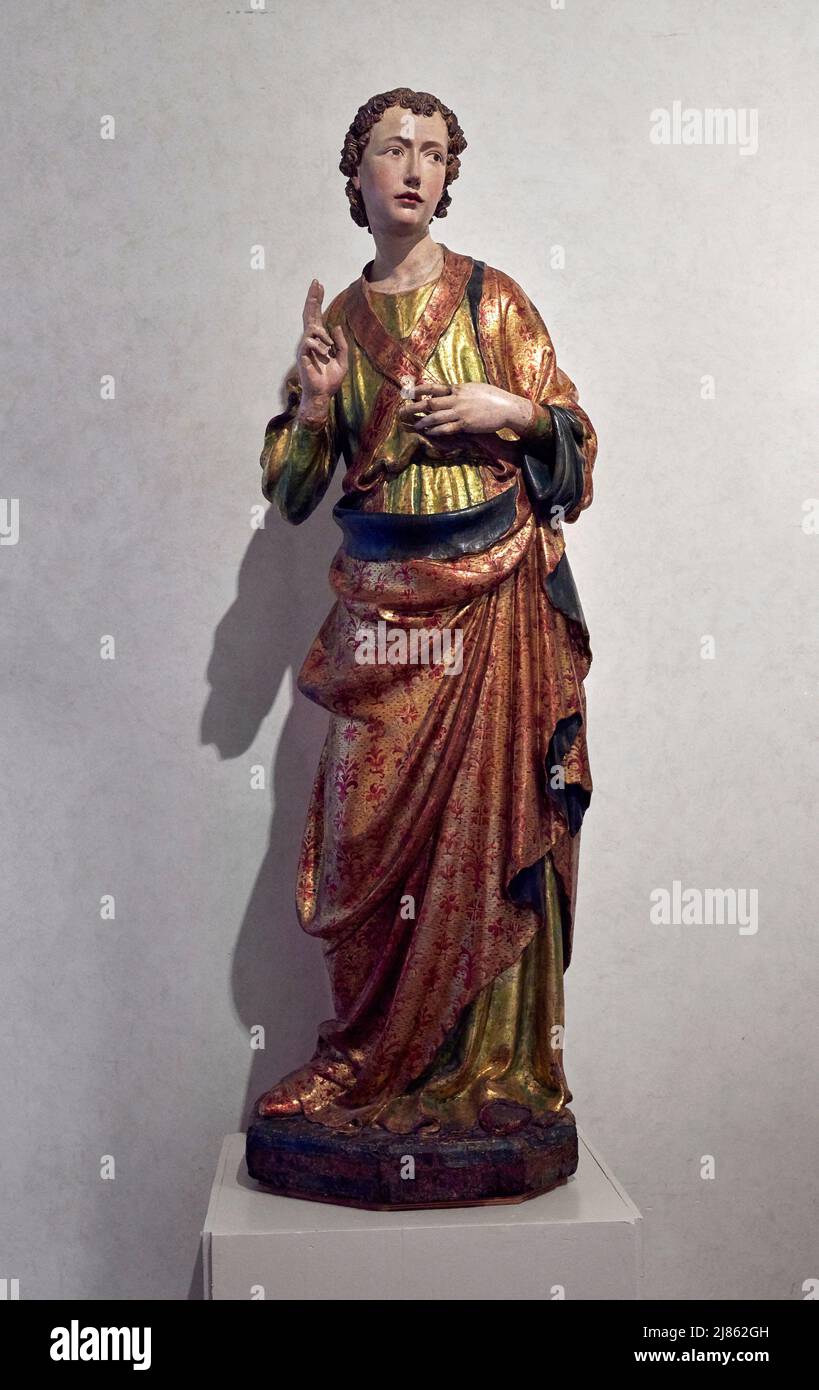 Angelo annunziante - legno policromo - Francesco di Domenico ...