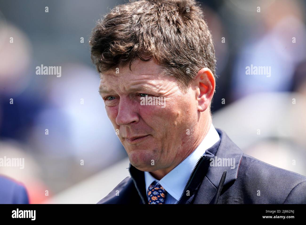 Trainer Andrew Balding at Newbury racecourse. Picture date: Friday May ...