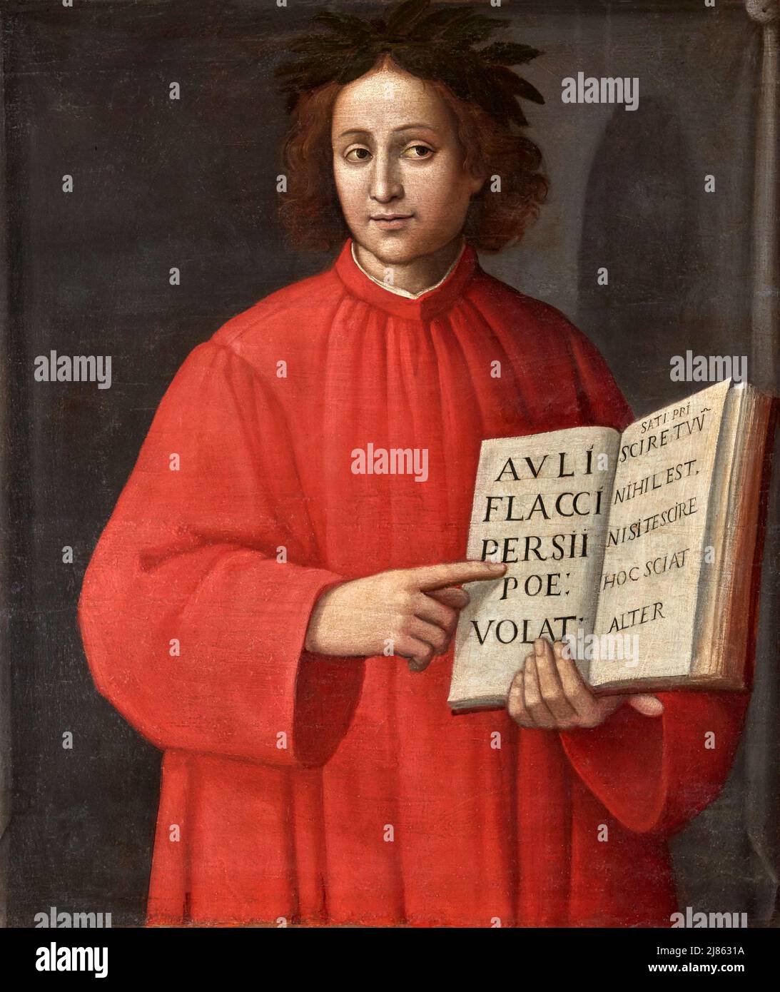 Persio Flacco - tempera su tavola - Cosimo Daddi - XVI secolo ...