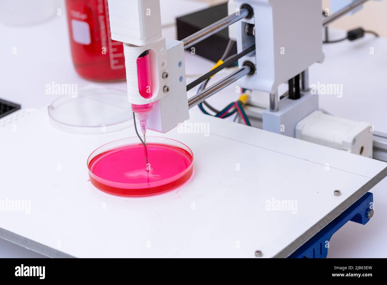 Equipment for genetic research. Medicine PCR robotics. DNA diagnostics ...