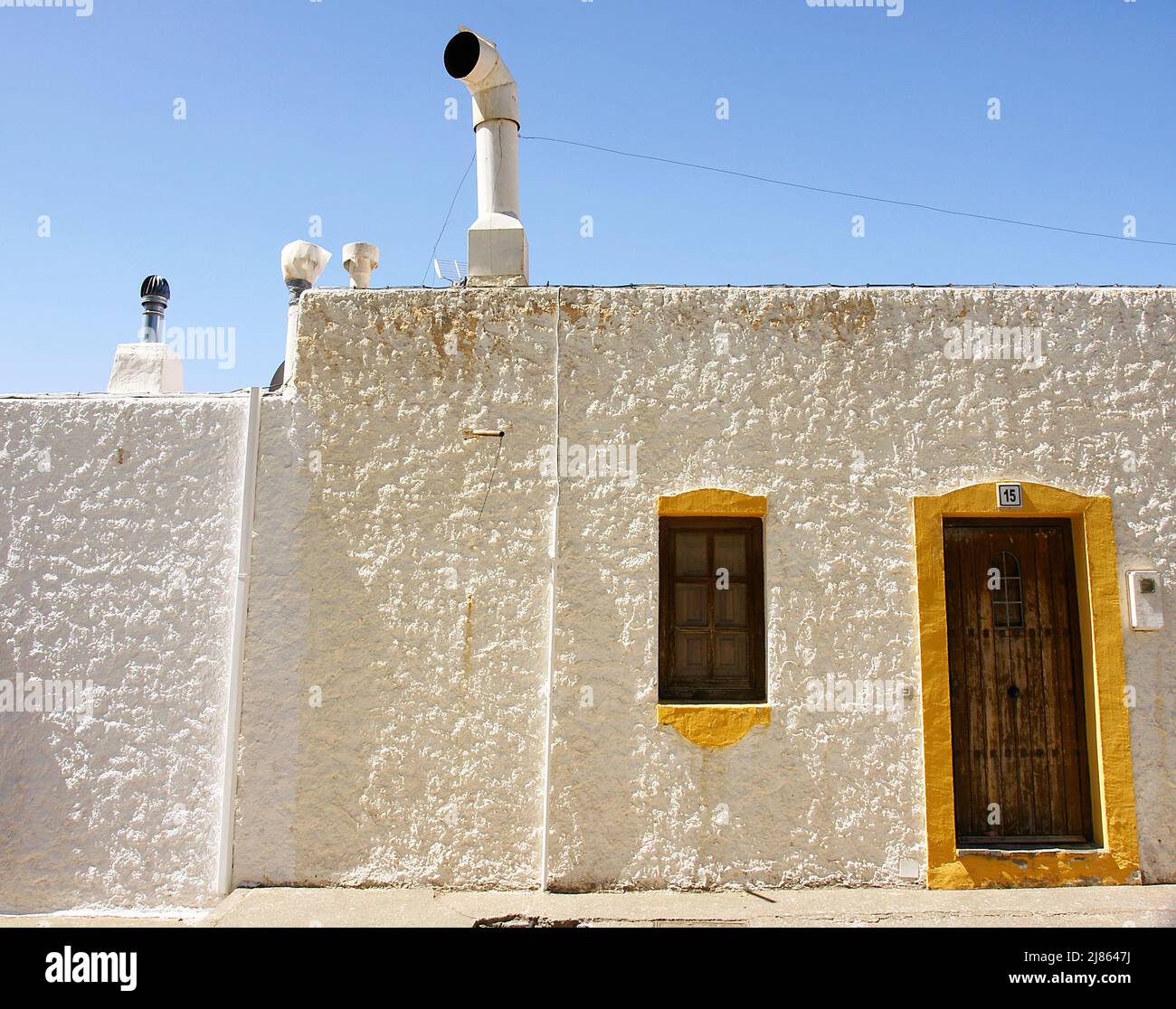 Panoramic and white facades in Enix, Almería, Spain, Europe Stock Photo ...