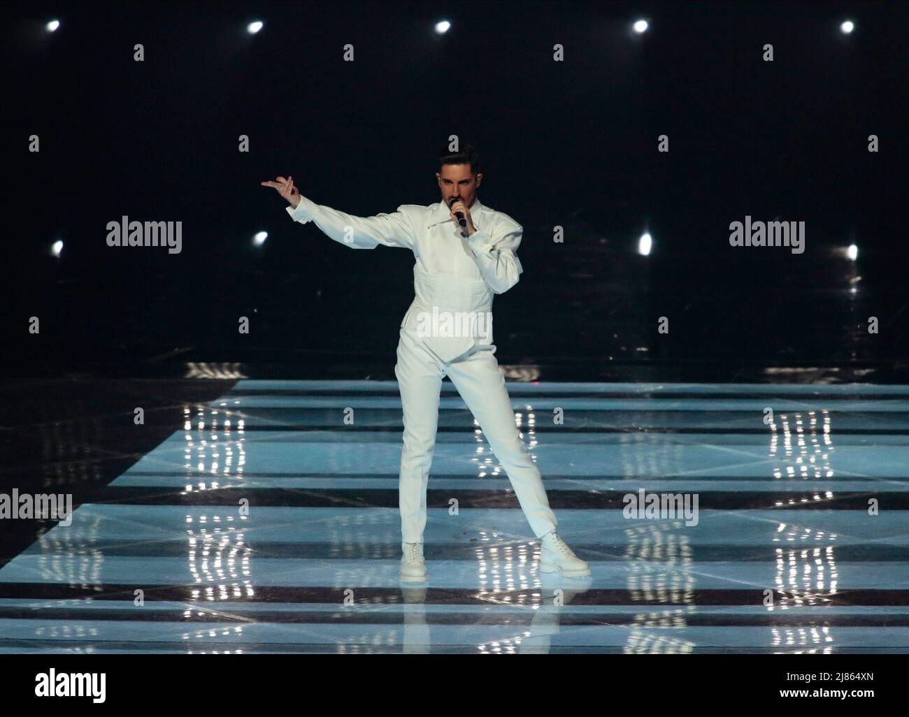Michael ben David (I.M) Israel during the Eurvision Song Contest 2022 ...