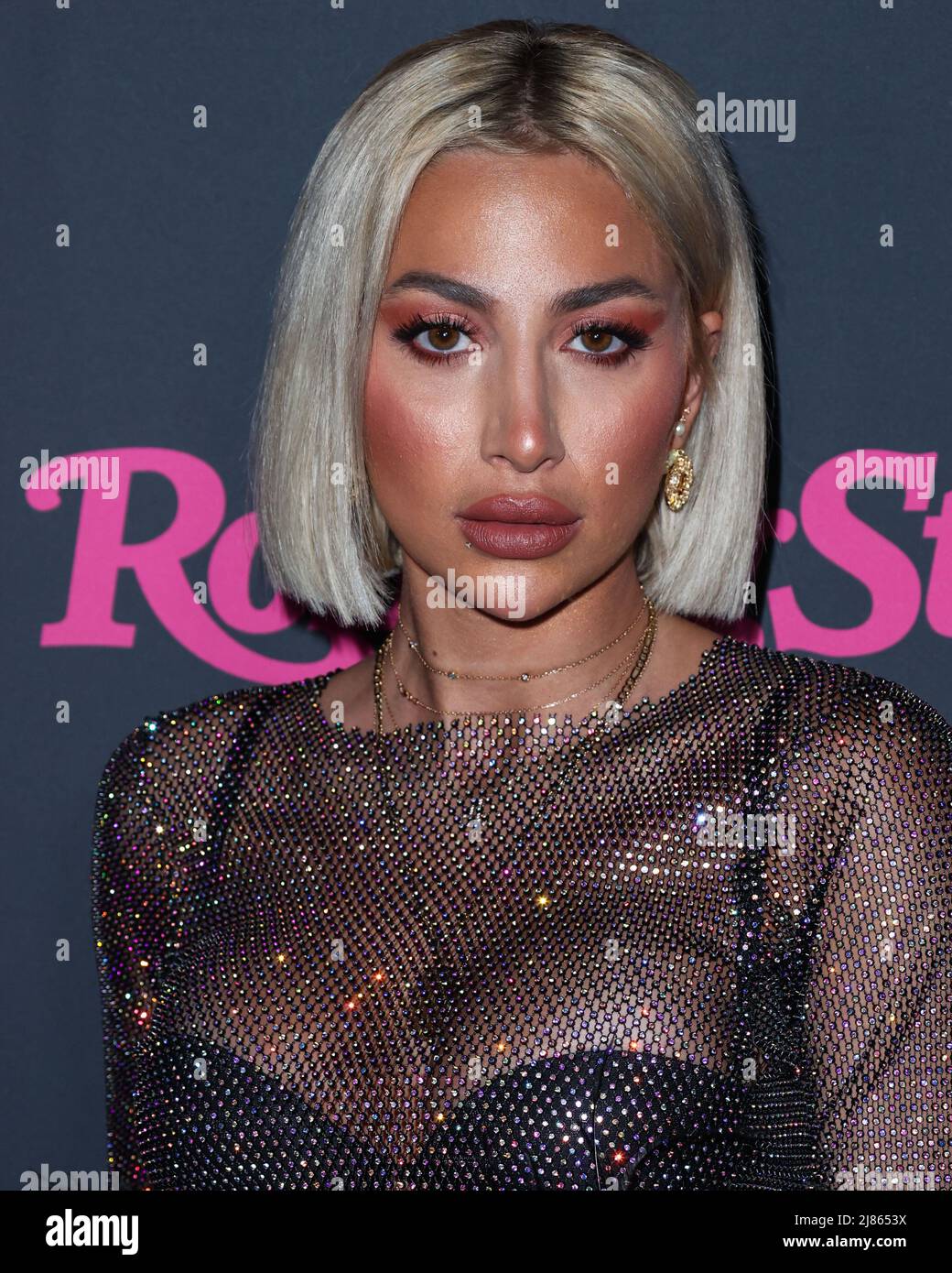BEVERLY HILLS, LOS ANGELES, CALIFORNIA, USA - MAY 12: Model Roz arrives ...