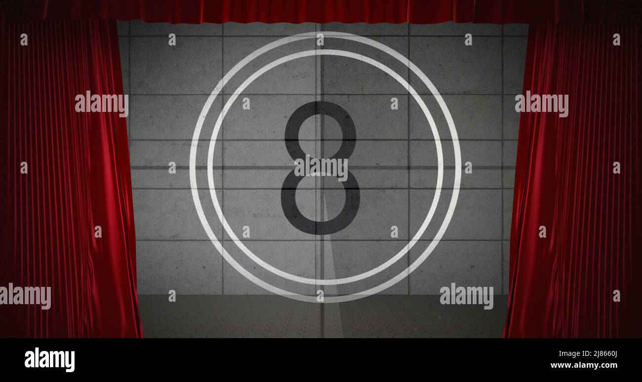 Animated countdown image 4k Stock Photo - Alamy