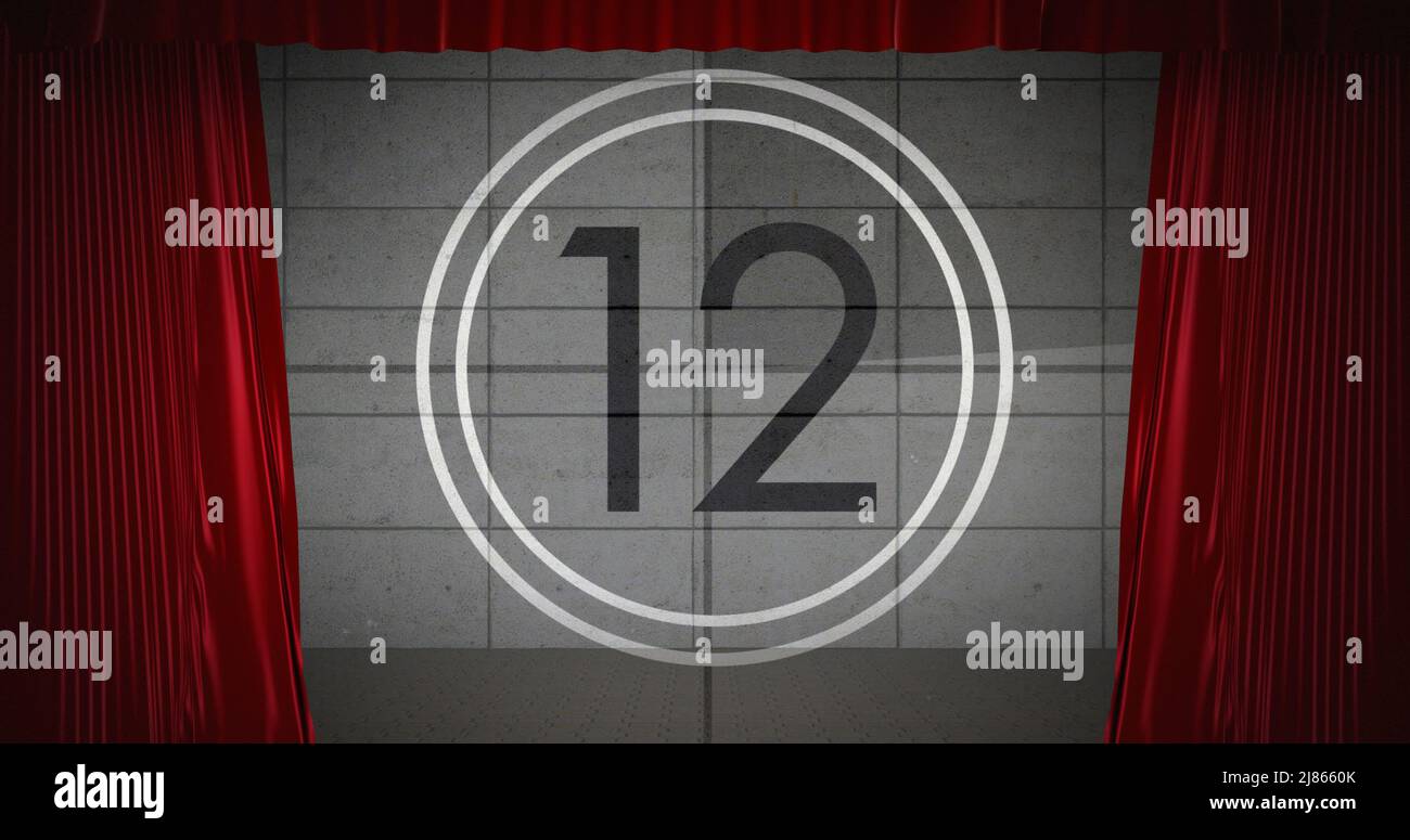 Animated countdown image 4k Stock Photo - Alamy