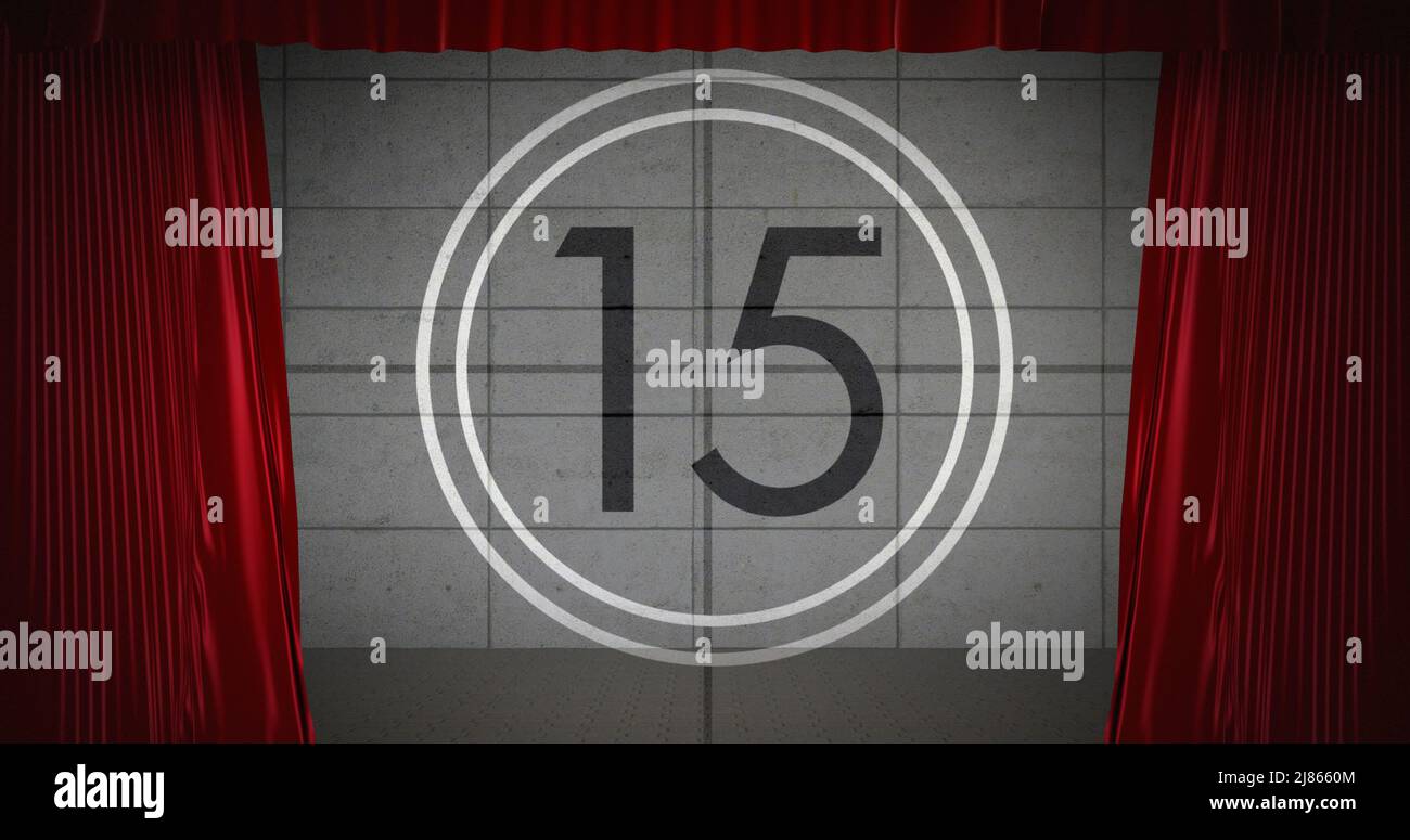 Animated countdown image 4k Stock Photo - Alamy