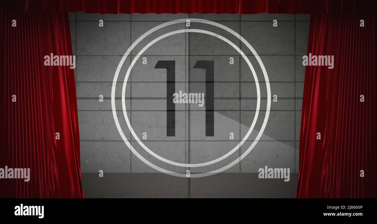 Animated countdown image 4k Stock Photo - Alamy