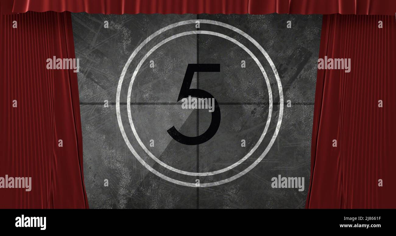 Animated countdown image 4k Stock Photo - Alamy