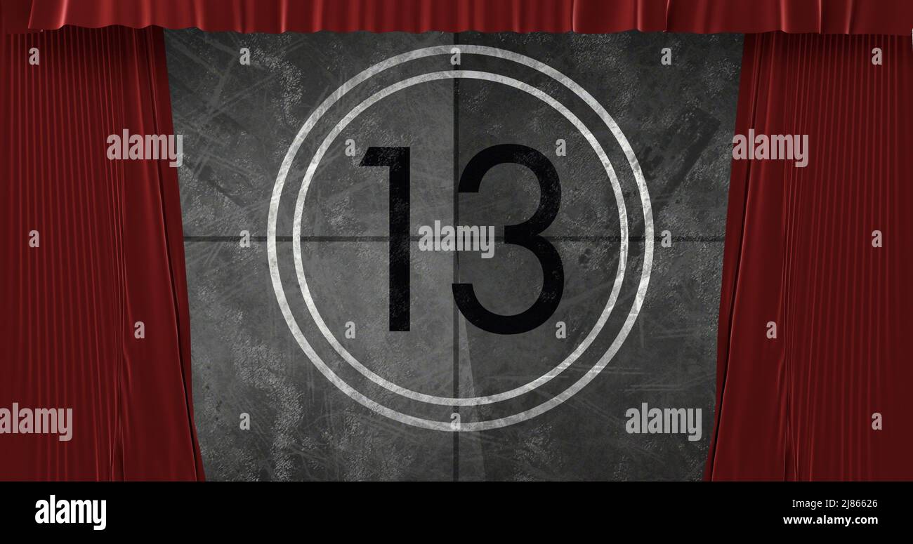 Animated countdown image 4k Stock Photo - Alamy