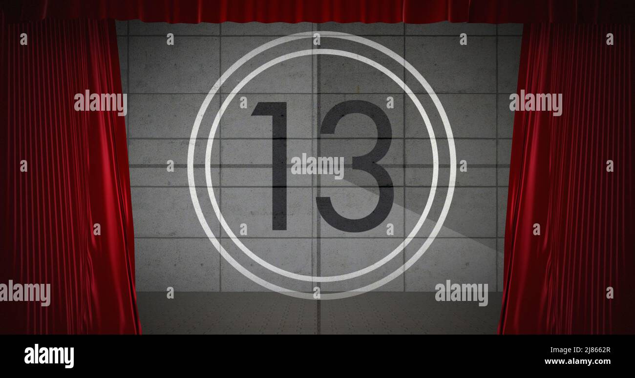 Animated countdown image 4k Stock Photo - Alamy