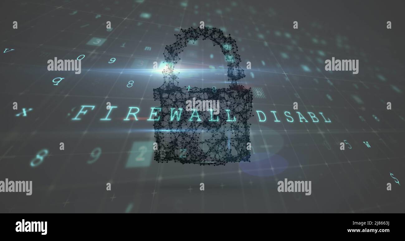 Digital padlock with security features 4k Stock Photo - Alamy