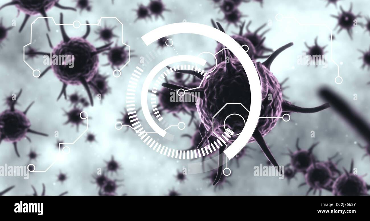 Virus with radiance 4k Stock Photo - Alamy