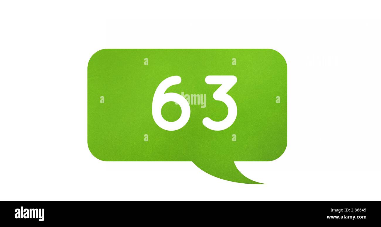 Notification numbers hi-res stock photography and images - Alamy