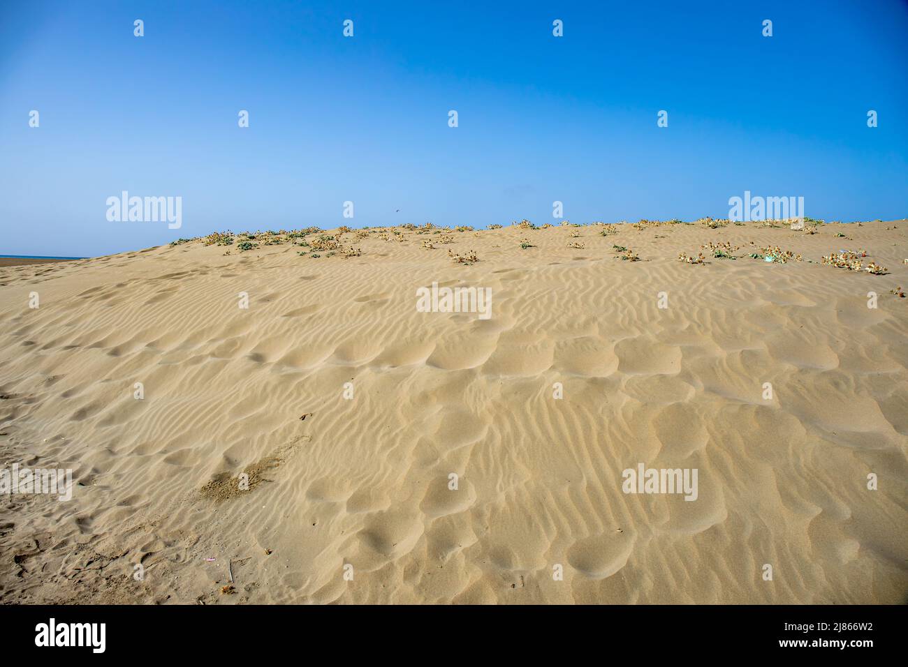 Beautiful Macheria beach on Rhodos island, Dodecanese islands Stock ...