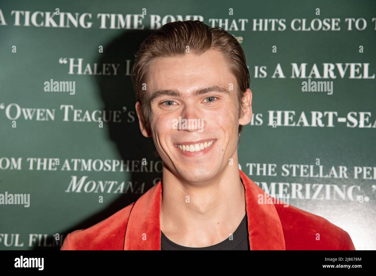 New York, United States. 12th May, 2022. Owen Teague attends the ...