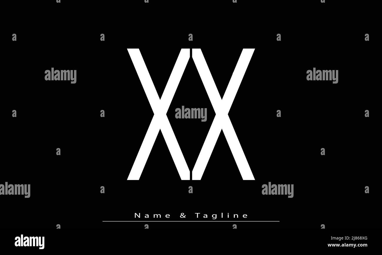 Alphabet letters Initials Monogram logo XX Stock Vector Image & Art - Alamy