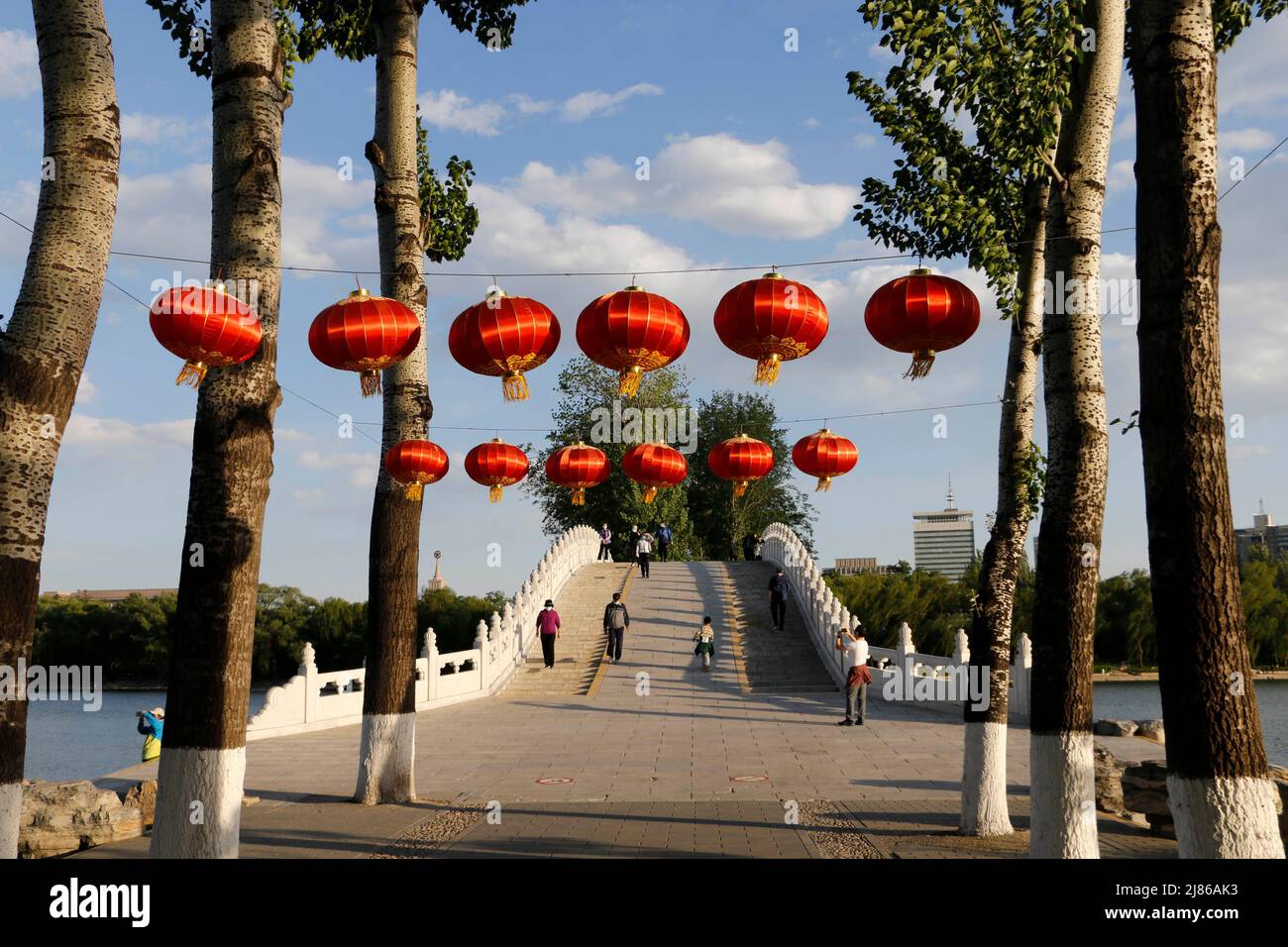 BEIJING, CHINA - MAY 13, 2022 - A small number of tourists visited ...