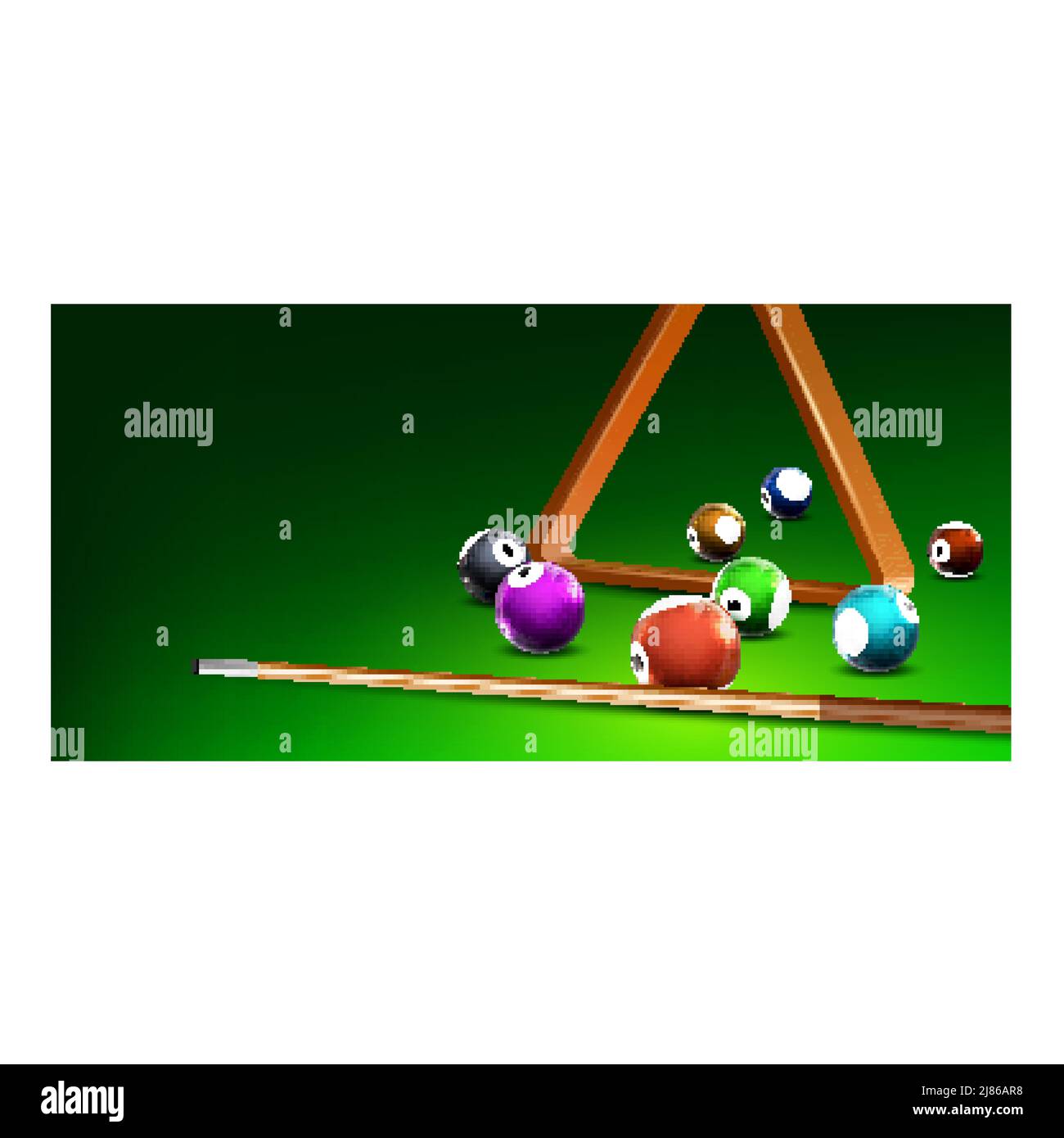 Billiards Tournament And Championship Event Vector Stock Vector Image ...