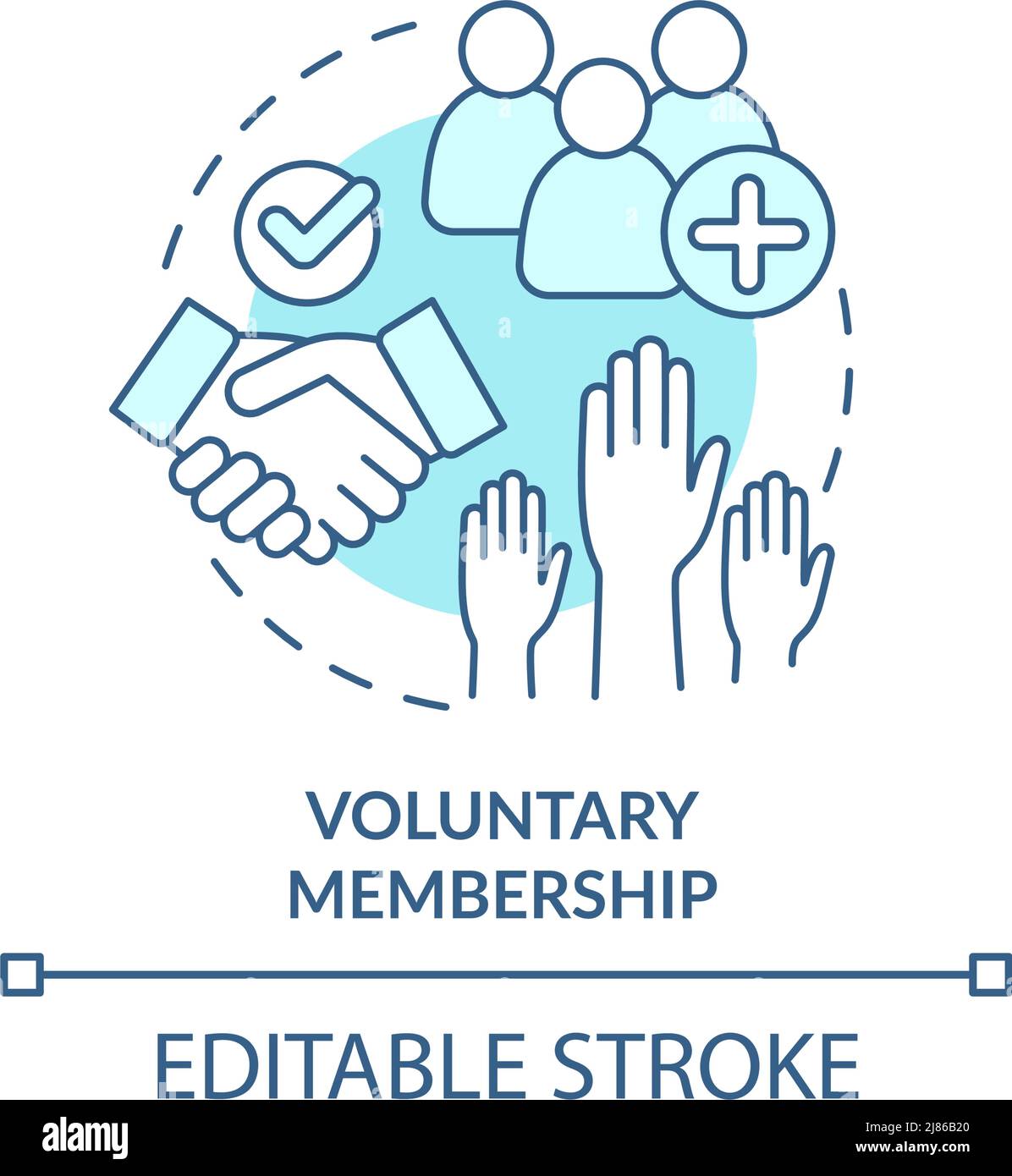 Voluntary membership turquoise concept icon Stock Vector Image & Art ... Voluntary membership turquoise concept icon Stock Vector Image & Art ...
